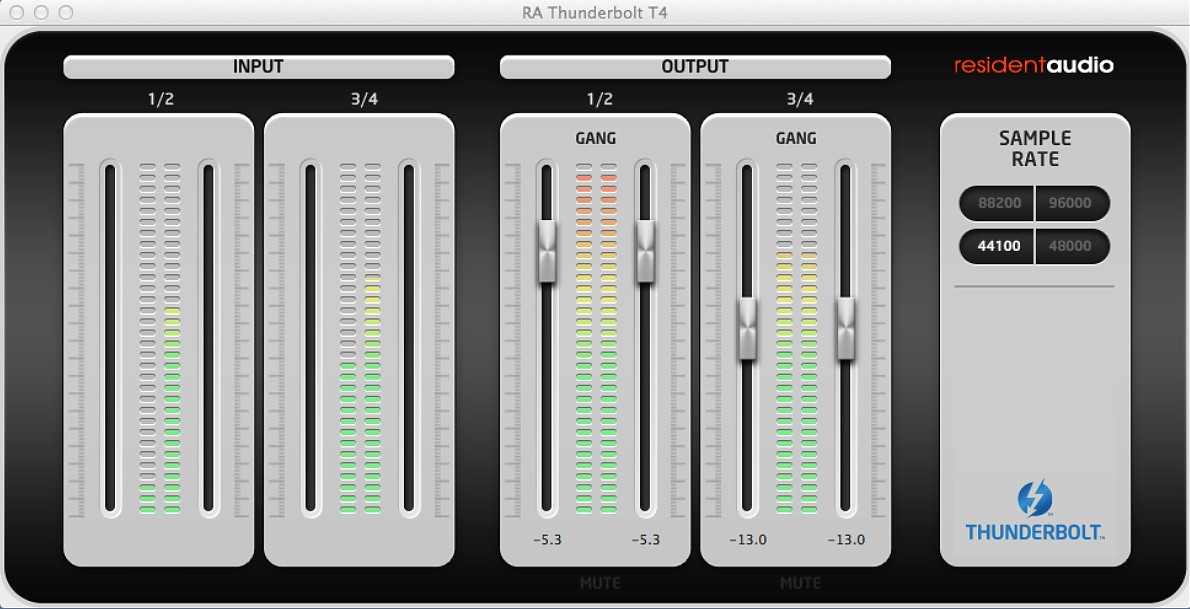 Resident Audio THUNDERBOLT T 4 - interfejs audio