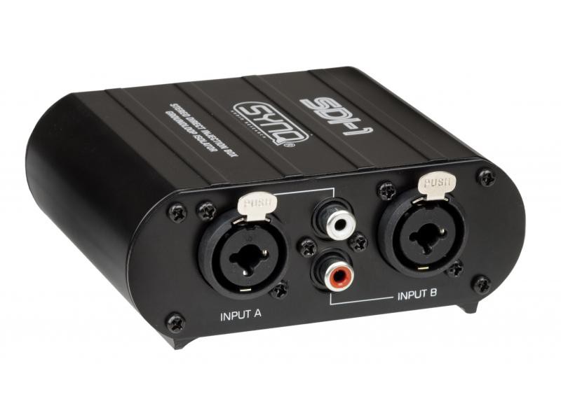 Synq SDI-1 - stereo DI box, izolator pętli masy