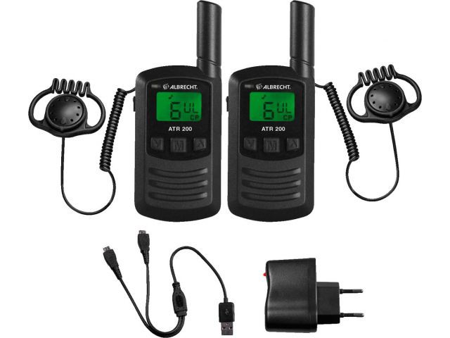 Monacor ATR200 - Para odbiorników do systemu Tour guide, 446 MHz